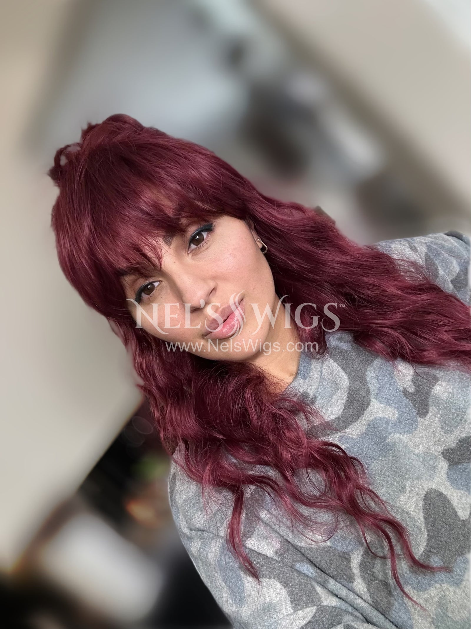 Red / Maroon - Nel's Wigs