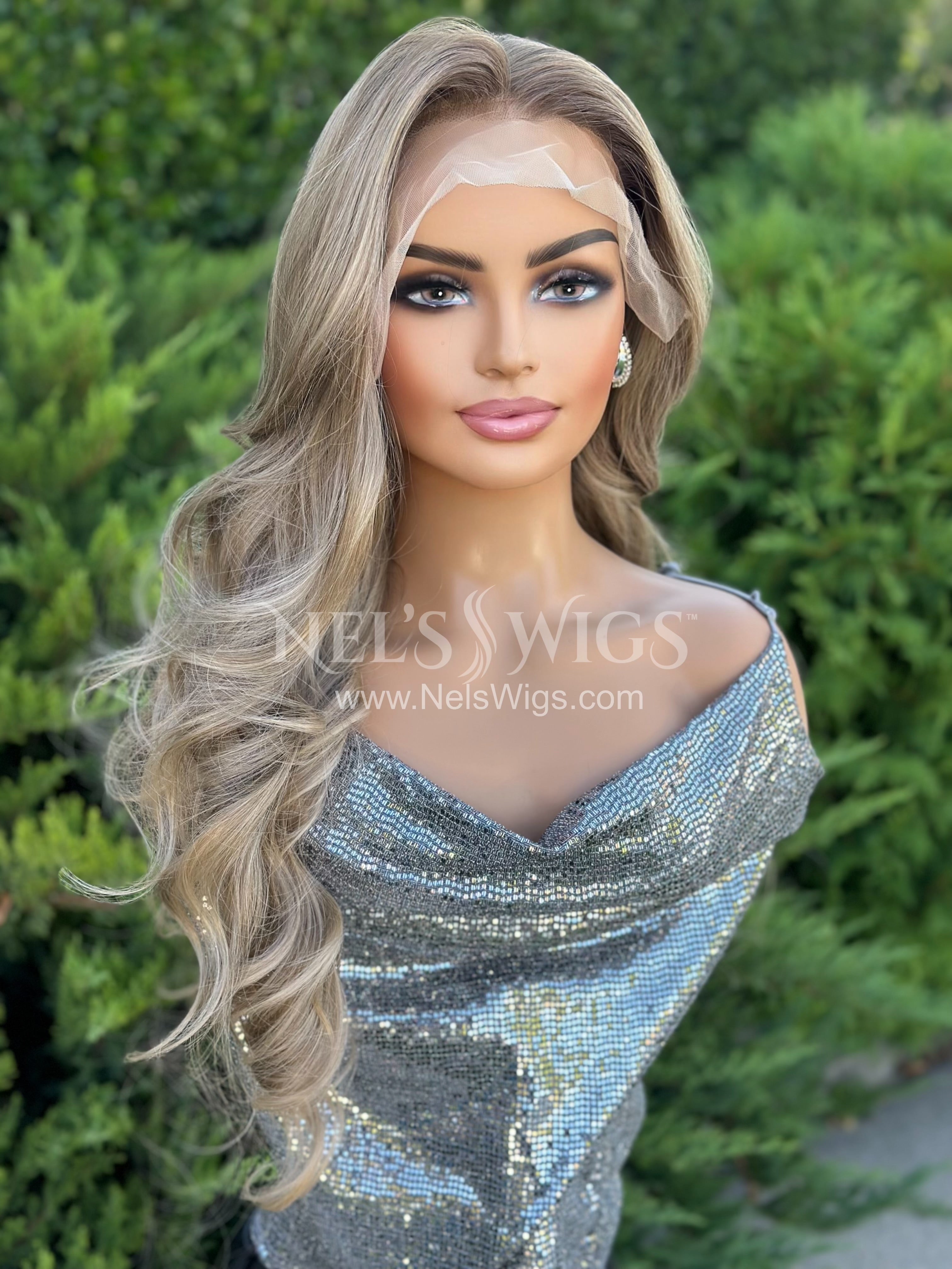 Addie - Style 1 - Dark Neutral Blonde - Nel's Wigs