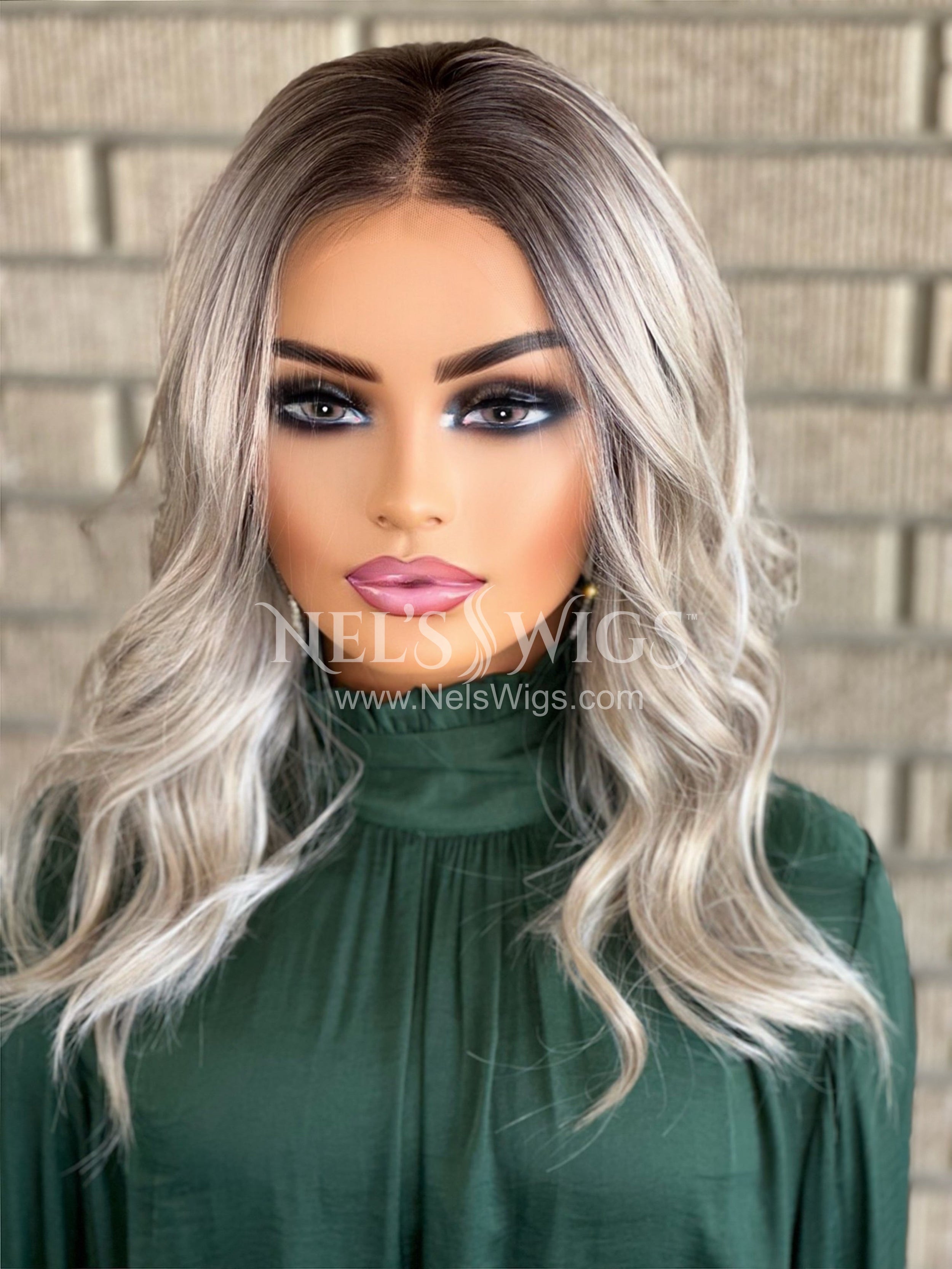 Terry 01 - OG - Ash Blonde with Highlights - Nel's Wigs